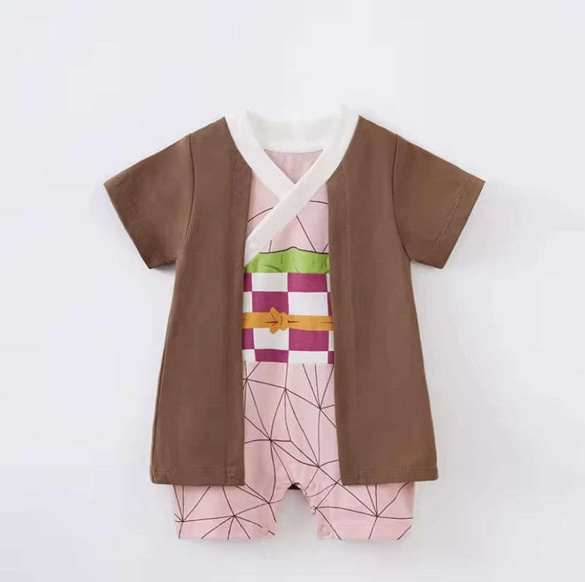 Demon Slayer Baby Onesie - Tanjiro, Nezuko Baby Clothes | Animeclo