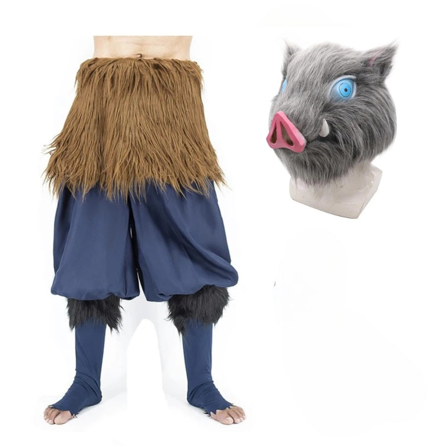Inosuke Cosplay - Demon Slayer Inosuke Hashibira Costume – Animeclo