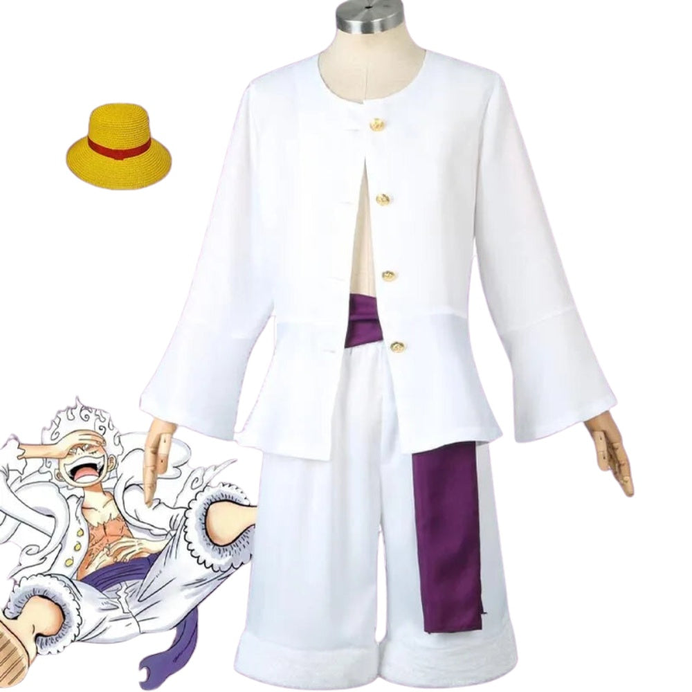 Luffy Gear 5 Cosplay - One Piece Gear 5 Costume | Animeclo